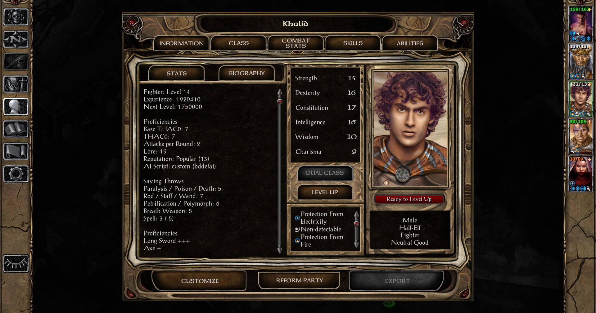 Khalid (BG2:EE) – Smoldering Mods Bar